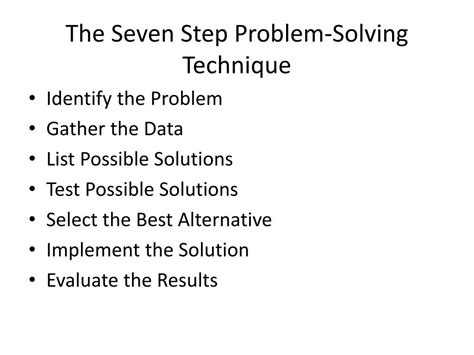 Ppt Approaches To Problem Solving Powerpoint Presentation Free
