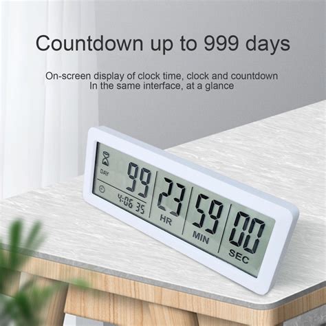 big digital countdown days timer clocks 999 days c vicedeal