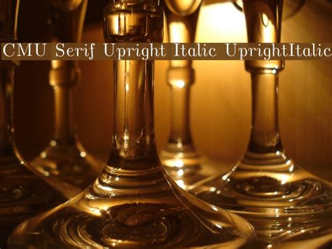 CMU Serif Upright Italic UprightItalic Font FFonts Net