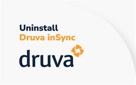 learn how to completely uninstall druva insync on mac here