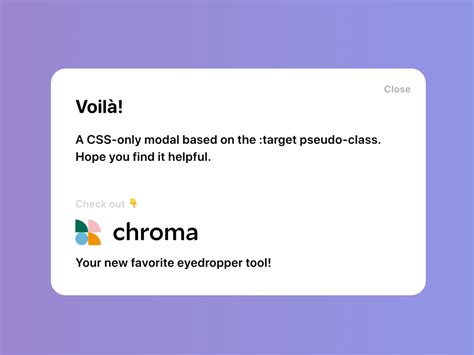 Simple Modal Using Css Only — Codepel
