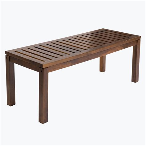 Ala Teak Indoor Outdoor Bath Shower Spa Waterproof Bench Stool Bench F