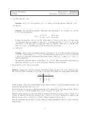 Hw2 Sol Discrete Structures CS2800 Homework 2 Solutions Functions Cardinality And Induction 1