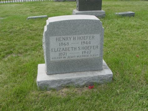 Elizabeth Sophia Meinershagen Hoefer 1871 1947 Memorial Find A Grave