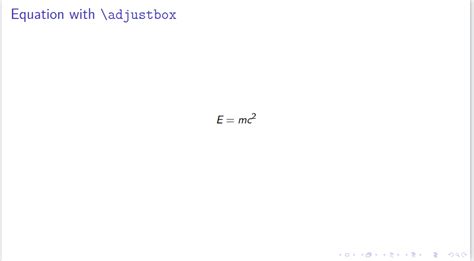 Adjustbox Adjusting Equation Size In Beamer Presentations To Fit The Slide TeX LaTeX Stack