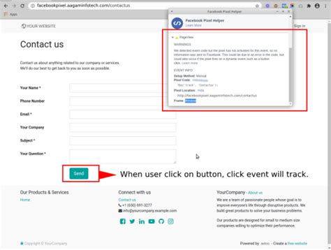 Facebook Pixel Events In Odoo Aagam Infotech