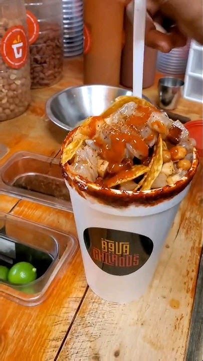 Camarones Aguachile Con Tostitos Youtube