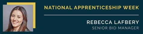 National Apprenticeship Week With Rebecca Lafbery