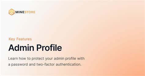 Admin Profile Documentation Minestorecms