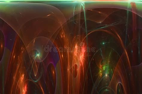 Abstract Digital Fractal Light Energy Decoration Pattern Texture