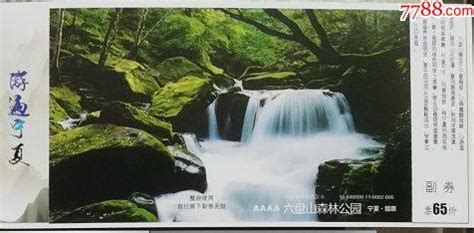 小1 马片门票 六盘山森林公园瀑布16 640000 11 0002 006 价格3元 Se91598151 旅游景点门票 零售