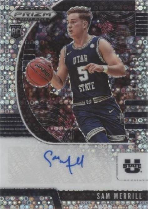 2020 21 Panini Prizm Draft Picks Prospect Autographs Sam Merrill Pa