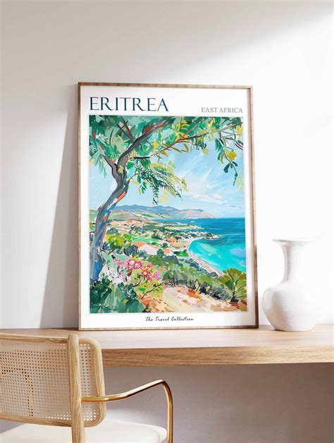 eritrea poster eritrea print eritrean travel poster islamic decor