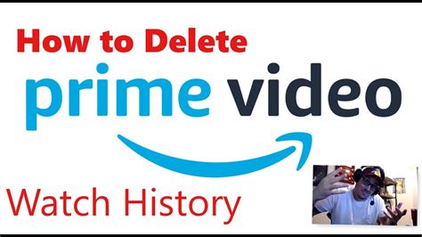 how to delete prime video watch history youtube