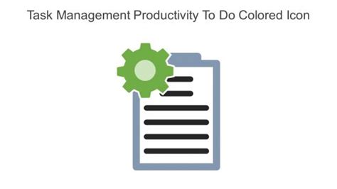 Task Management Productivity To Do Colored Icon In Powerpoint Pptx Png