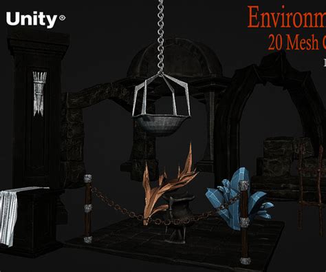 Artstation Environment Pack 20 Mesh Game Ready Game Assets