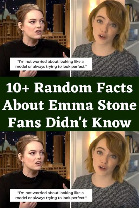 10 Random Facts About Emma Stone Fans Didnt Know Emma Stone Emma