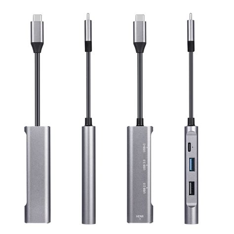 Usb Converter Type C Hub Thunderbolt 3 Adapter Dex Grandado