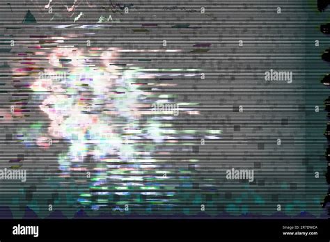Abstract Digital Pixel Noise Glitch Error Damage Computer Glitch Effect Inverted Colors