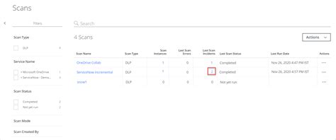 create an on demand scan for servicenow skyhigh security