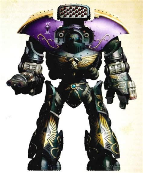 Telemon Heavy Dreadnought Warhammer 40k Artwork Imperial Knight