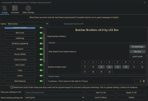 west game bot lss bot