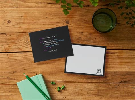 Tech Themed All Occasion Celebration Card For Coders Programmers And Engineers Etsy