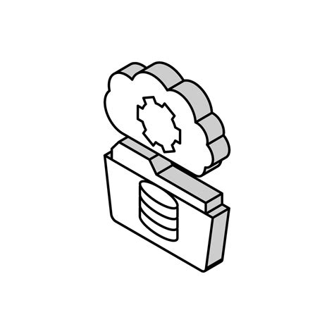 Data Archiving Database Isometric Icon Vector Illustration 39304258 Vector Art At Vecteezy