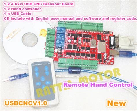 Buy 4 Axis Usb Interface Breakout Board Usbcnc Controller Card For Cnc Stepper Motor Online At