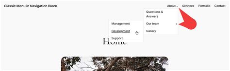 Classic Menu In Navigation Block Plugin Do Wordpress
