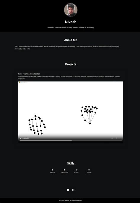 nivesh kumar on linkedin 🌟 excited to share my latest project 🌟 i ve just completed my portfolio…