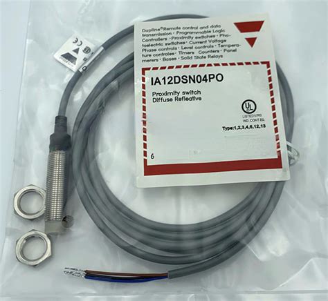 Proximity Switch Ia12dsn04po Dc Three Wire Pnp Normally Open 10 30v Threaded Inductive Sensor