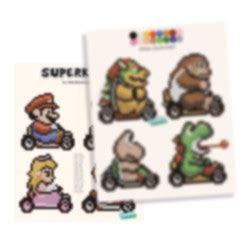 8 Sprites Super Mario Kart Snes