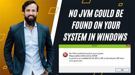 No Jvm Could Be Found On Your System In Windows 111087 Youtube