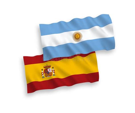Argentina And Spain The Argentinean And Spanish Flags Official Colors