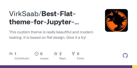 GitHub VirkSaab Best Flat Theme For Jupyter Notebook This Custom Theme Is Really Beautiful