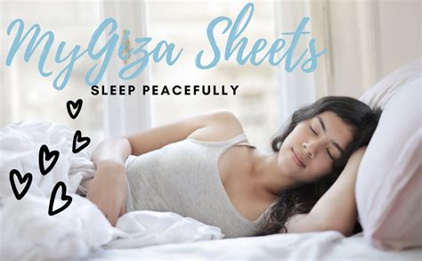 Mygiza Sheets 4 Pcs Top Split King Sheet Sets For