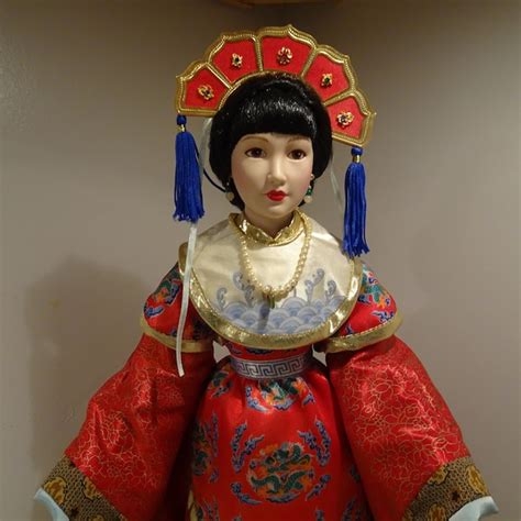 Porcelain Chinese Doll Etsy