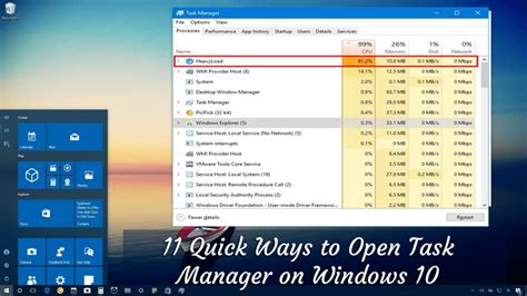 11 Quick Ways To Open Task Manager On Windows 10