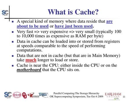 Ppt Parallel Programming And Cluster Computing The Tyranny Of The Storage Hierarchy Powerpoint