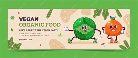 Free Vector Flat World Vegan Day Twitter Header Template