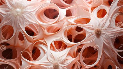 Absract Dynamic Organic Background Biomorphic Design Free Form Surface