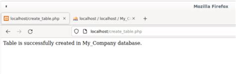 Create MySQL Database And Table Using PHP In XAMPP OSTechNix