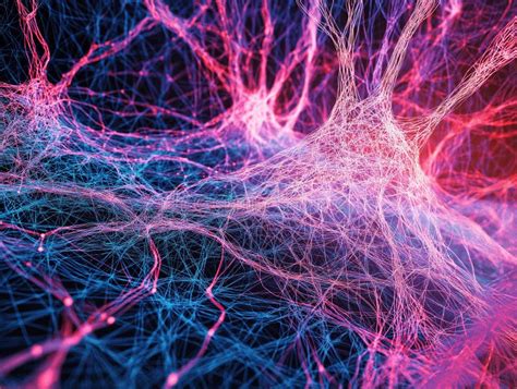 Colorful Neural Network With Stock Image Image Of Complexity Data 374018829