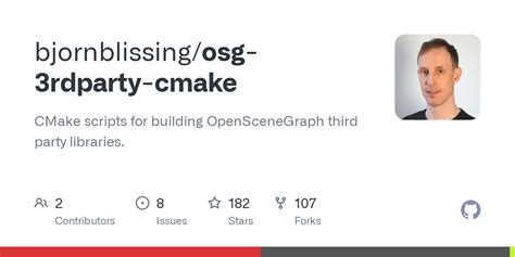 Github Bjornblissing Osg Rdparty Cmake Cmake Scripts For Building Openscenegraph Third Party