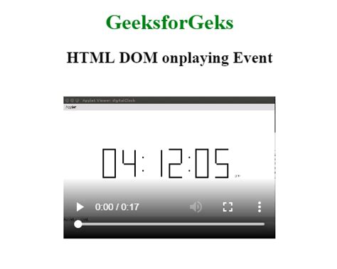 html dom onplaying 事件 码农参考