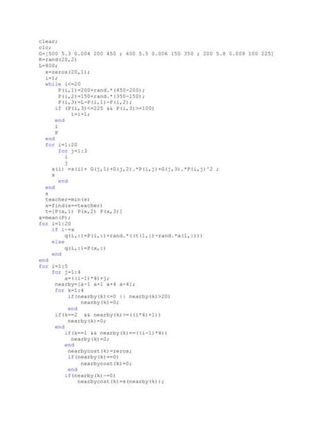 matlab program for tlbo algorithm pdf