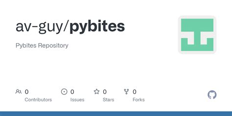 github av guy pybites pybites repository