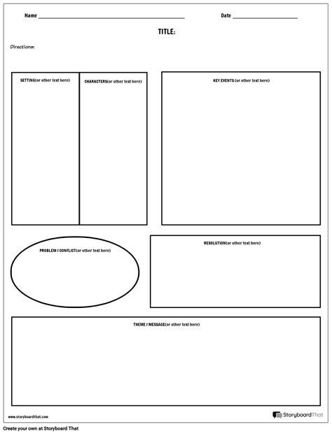 Šablóny Mapy Príbehov Zadarmo Storyboard That