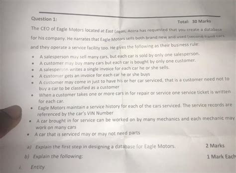 Solved Data Base Management Question Kinldy Answer All